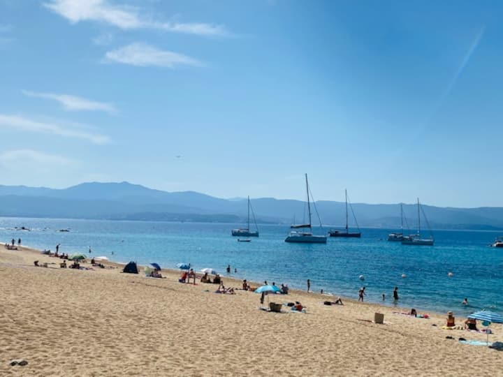 Studio Les Pieds Dans L'eau Plage Du Trottel - Ajaccio