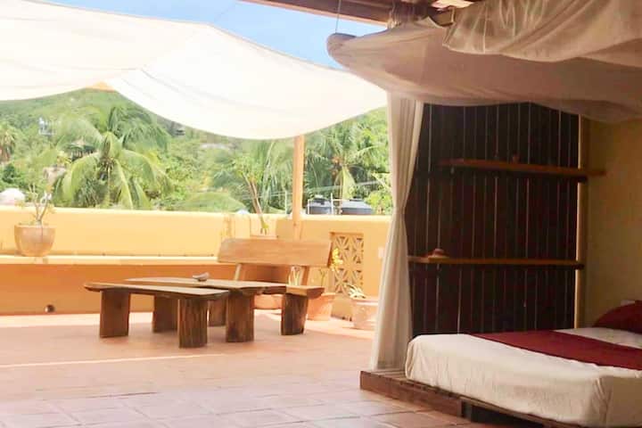La Terraza - Open Air Loft In The Heart Of Mazunte - Mazunte
