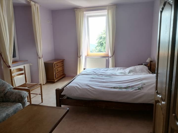 Chambre Mauve à Belsentes - Lamastre