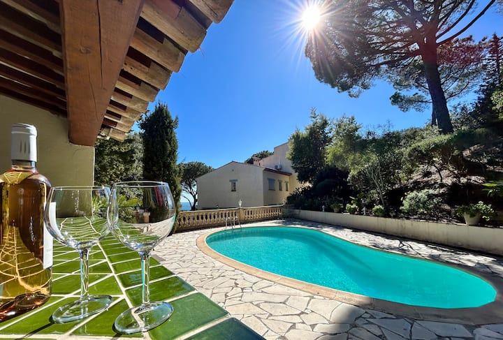 Villa Petit Prince Avec Vue De Mer, Piscine, Clim. - Sainte-Maxime