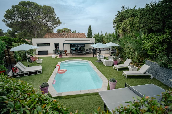 Villa Contemporaine Proche Mer, Piscine - Saint-Raphaël