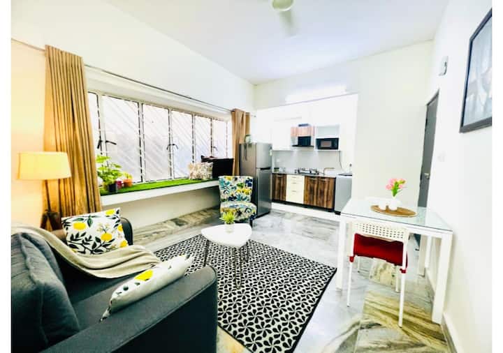 Bluo 1bhk Salt Lake - Kitchen, Terrace Garden - Kolkata