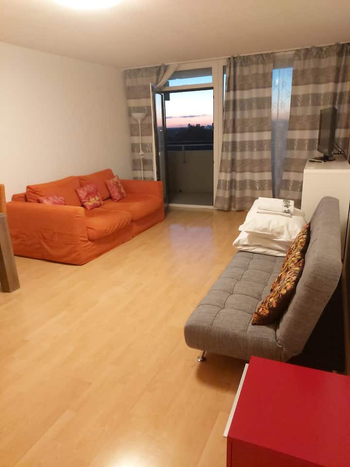 Only For You: A Central 2-room-apartment + Balcony - Frankfurt