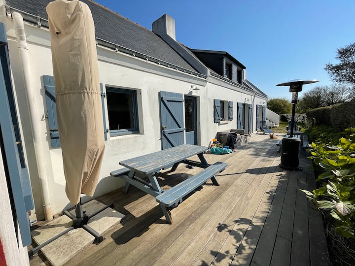 Maison Familiale 500m Plages 
(1 Semaine Minimum) - Sauzon