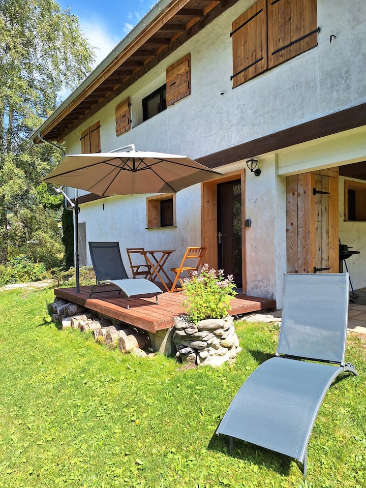 Chaleureux 2 Pièces En Rdj Avec Terrasse En Bois - Les Contamines-Montjoie
