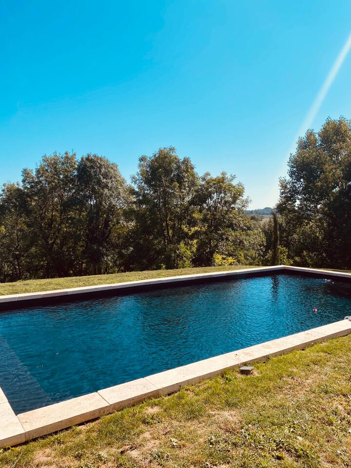 Maison Restaurée Avec Piscine - Monflanquin