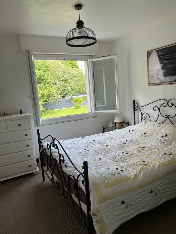 Charme + 1 Pkg Privé-63m2:calme&verdure+local Vélo - Vannes