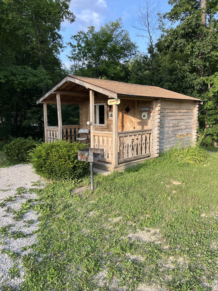 "Rowan" Camping Cabin #4 | Pet Friendly - Nashville, IN