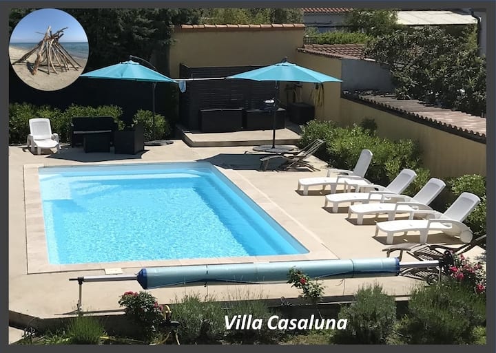 Casaluna - Piscine Privée & Plage à 500m - Borgo