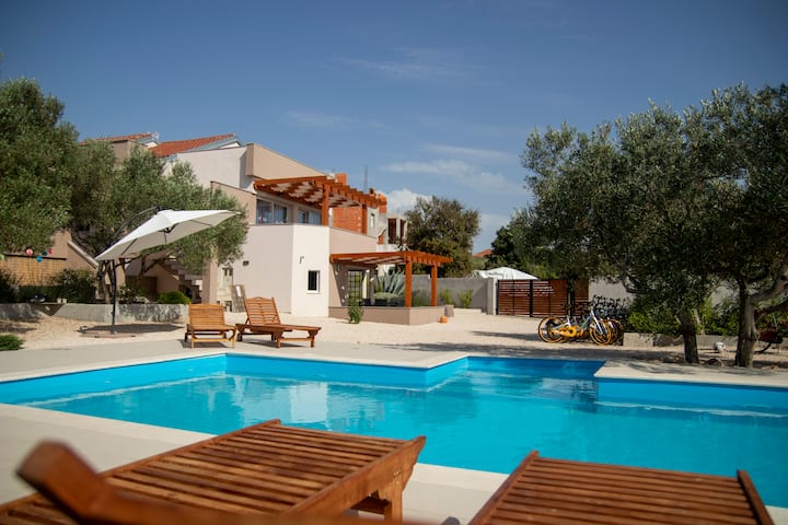 Apartmani Olivia - One Bedroom Ap, (2+2) - Mirakul - Bibinje