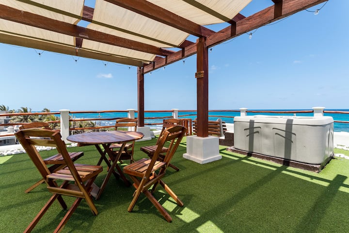 Master Bedroom, Isla Mujeres, Ocean View. - Isla Mujeres