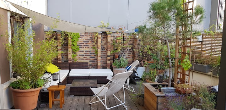 Espace Et Terrasse Au Coeur De Paris - Porte de Pantin