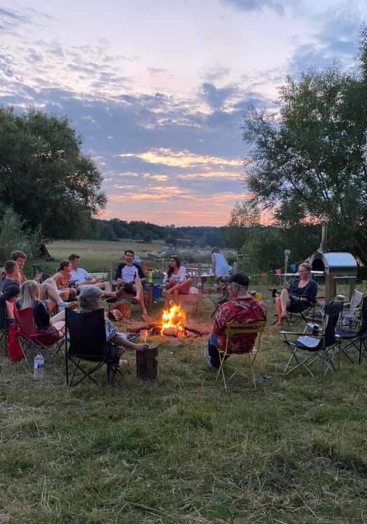 Riverside Farm Camping Fire Pit Activities Incl - Hertfordshire