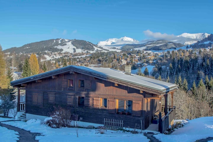 Proche Centre - Chalet 4 Chambres, Vue Mont-blanc - Megève