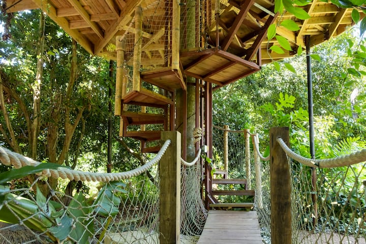 Treehouse of the Royal Palm - Treehouses for Rent in San Germán, Puerto ...
