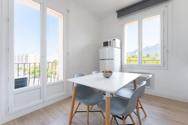 Studio, Vue Mer Et Collines, Climatisation - Marseille