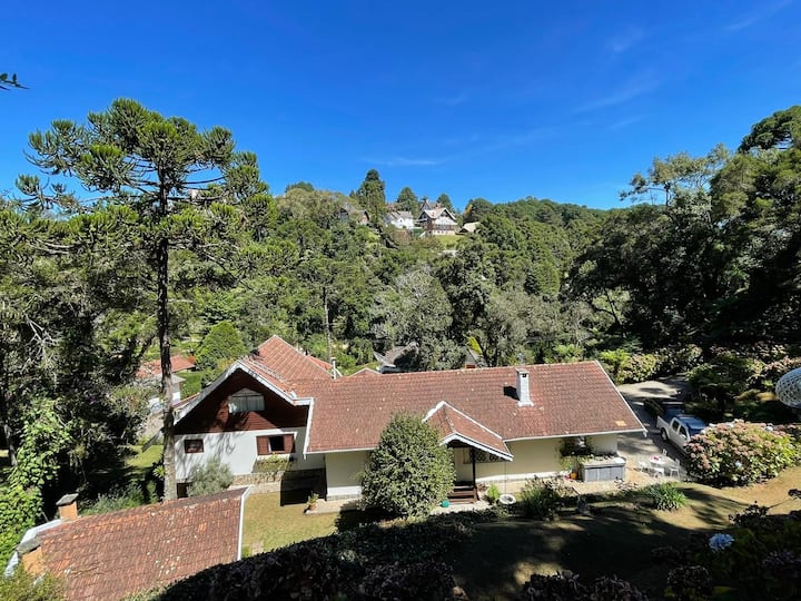 1km Do Centro Capivari- Toca Do Tatú - 4 Quartos - Campos do Jordão