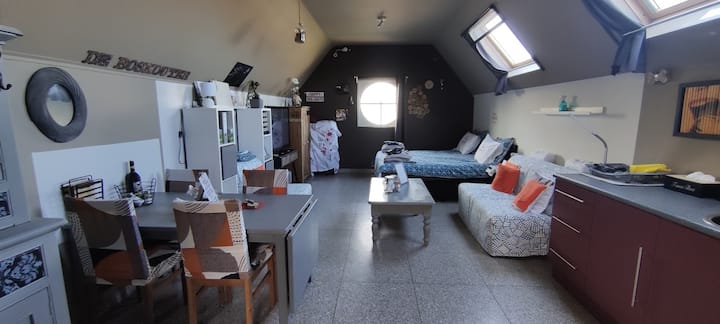Studio Met Ingerichte Keuken, Badkamer En Wellness - Ninove