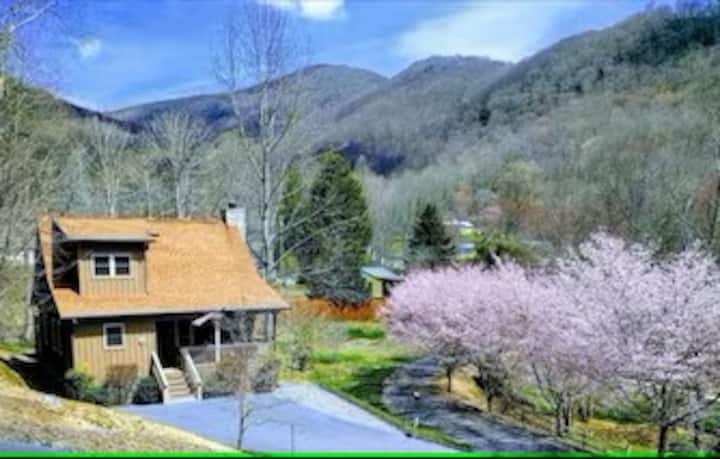 Lazy Bear- Quaint, Cozy, Hot Tub, Wi-fi, Motorbike - Maggie Valley, NC