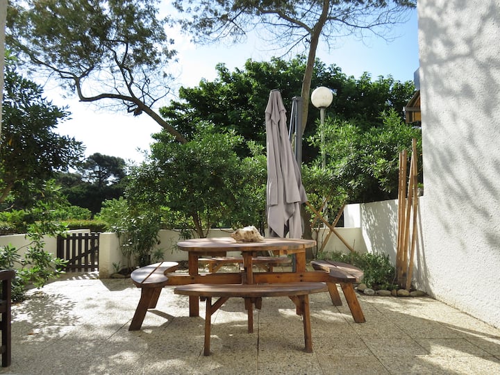 ⭐⭐Appart Cosy + Jardinet Plage Océan à Pied - Seignosse