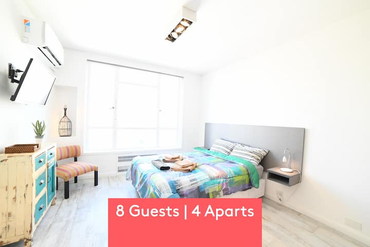 7i 8j 9bl | 8 Guests 4 Aparts Same Building - Provincia de Buenos Aires