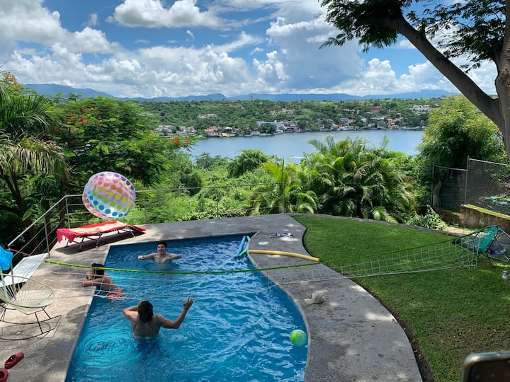 La Parota, Alberca, Jardín, Vista Al Lago - Tequesquitengo