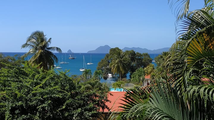 Studio Vue Mer, Plages,bar-piscine, Voiture Option - Martinique