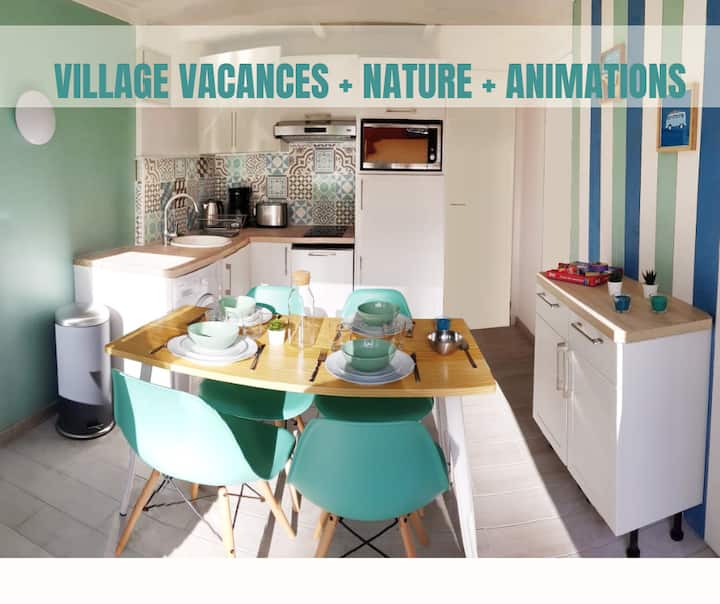 ☀ Cottage Cosy Océan ❤ Village Vacances - Landes
