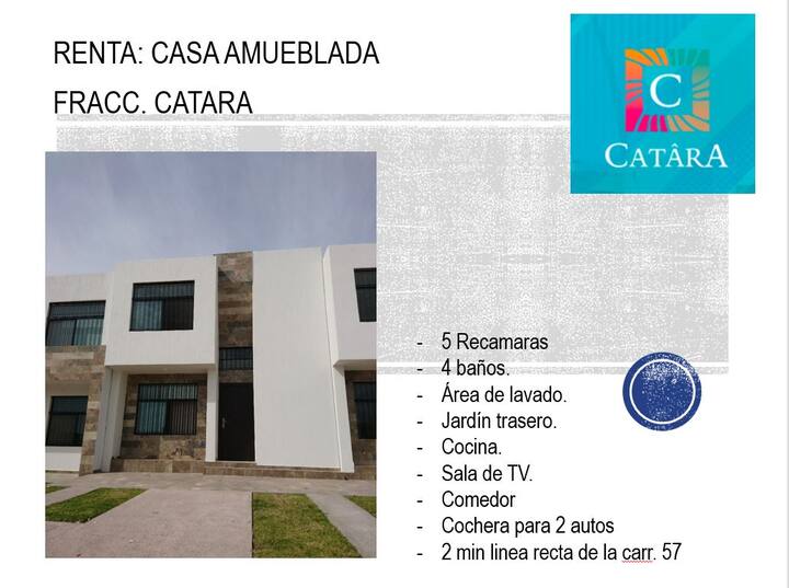 Villa De Pozos Zona Industrial 5 Cuartos 4 Baños - San Luis Potosi