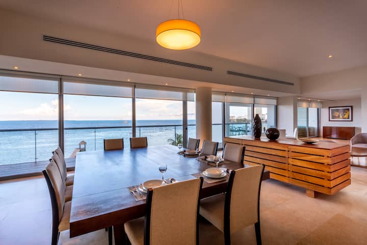 Luxury Oceanfront Four Bedroom Apartment - Naima - Cancún