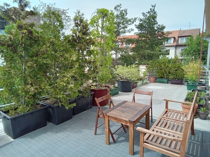 Quiet Apartment With Terrace 20 Min From Center - Prague Václav Havel Airport (PRG)