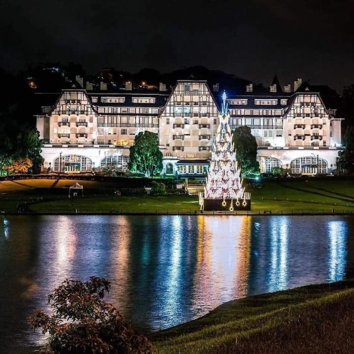 Apartamento Palacio Quitandinha Vista Para O Lago - Petrópolis