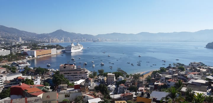 Hermoso Departamento Con Vista A Toda La Bahia!! - Acapulco