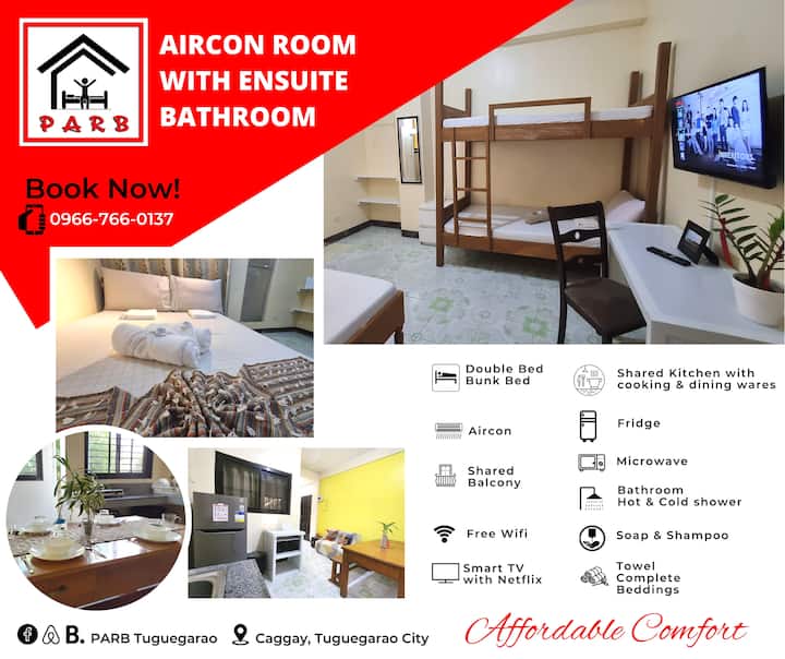 Parb: Aircon Room With Ensuite Bathroom - Tuguegarao
