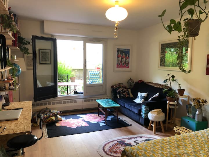 Studio Calme Dans Quartier Animé (+ Super Chat!) - Porte de Clignancourt