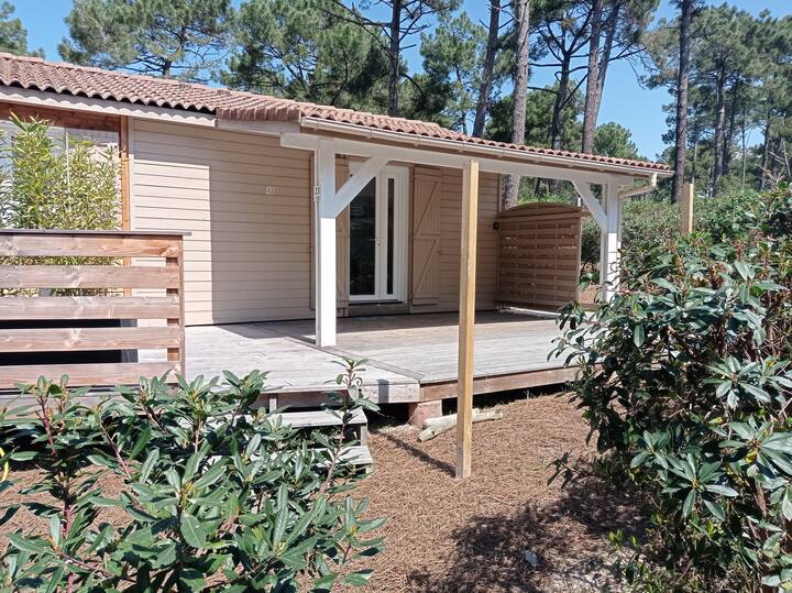 Loue Chalet Frégate Domaine Naturiste De La Jenny - Plage Le Porge Océan