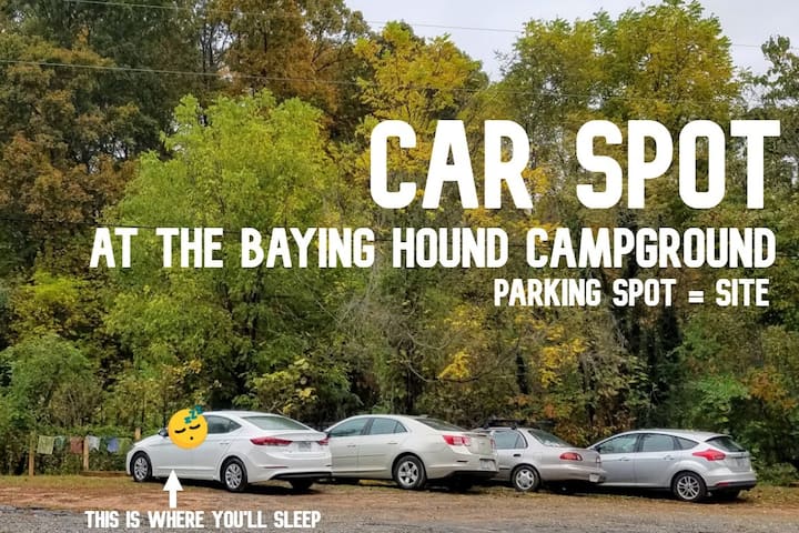 Car Spot @ Bayinghoundcampground - Asheville, NC
