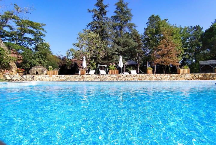 Beau Gîte Terrasse Jardin Piscine à 4km De Sarlat - Sarlat-la-Canéda