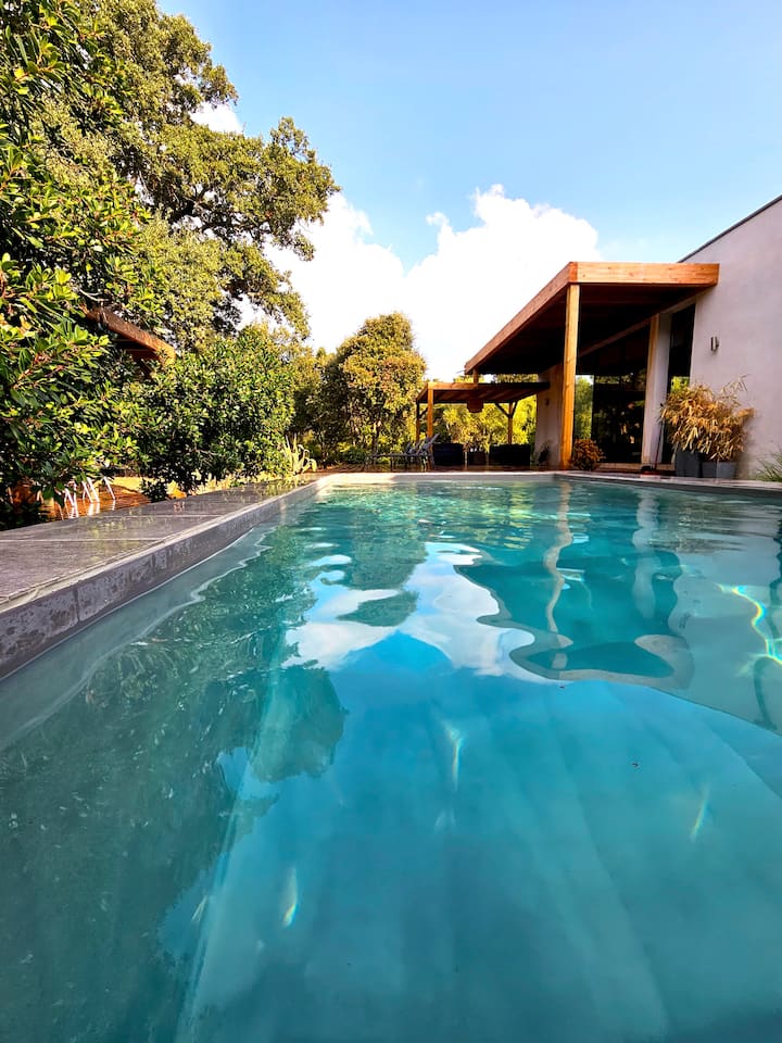 Villa D'architecte Piscine Et Spa Domaine Privé - Sainte-Lucie-de-Porto-Vecchio