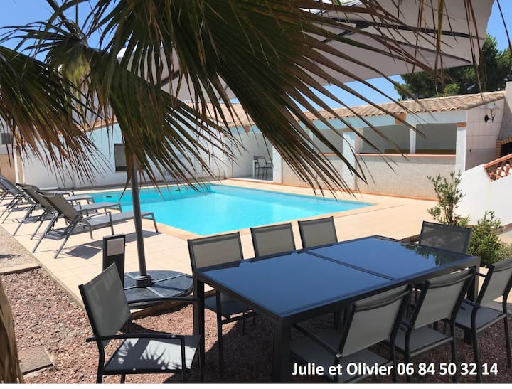 Détente, Calme, Proche De La Plage, Piscine Privée - Agde