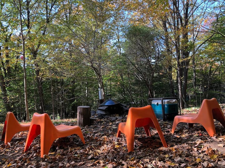 Pine Forest Glamping Tent @ The Artist Retreat. - Bethel, NY