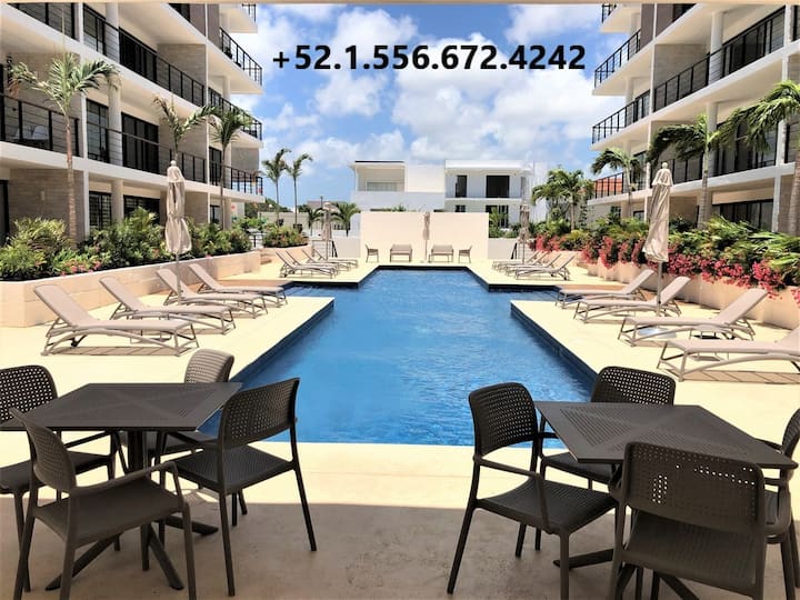 B102-ground Floor, Beautiful & Family Apt / 4px - Cancún