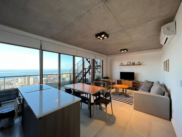 Depto. Vista Al Mar Con Piscina Btw - Pinamar