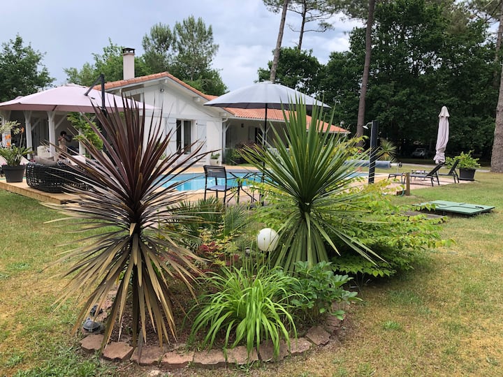 Villa Familiale "Sérénité" Entre Plage Lac Et Golf - Soustons