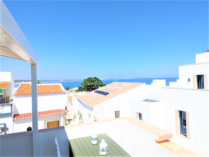 Historical Center House With Sea View Terrace - Praia da Luz