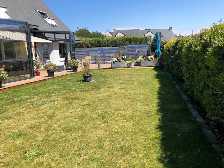 Maison En Bord De Mer Avec Piscine Chauffée - Plouguerneau