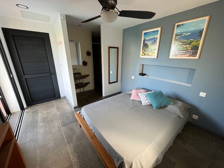 Chambre Uhaïna, Ouverte Sur Piscine - Saint-Leu