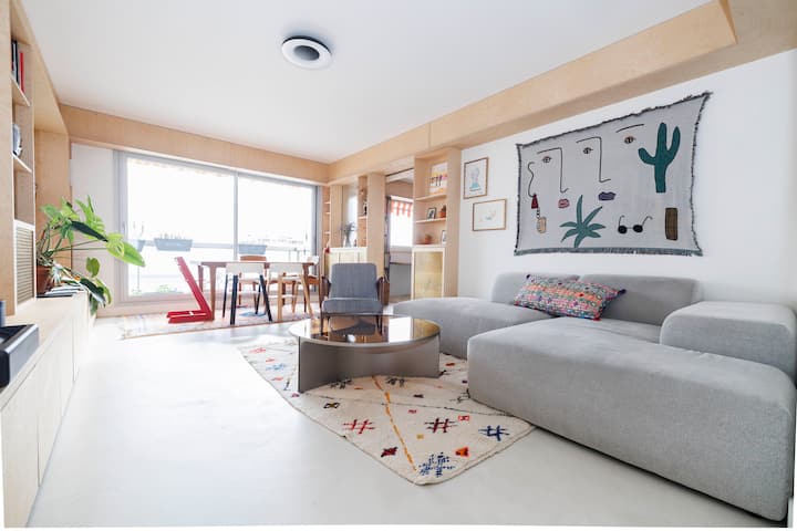 3 Chambres Architecte Balcon Parc Buttes-chaumont - Paris