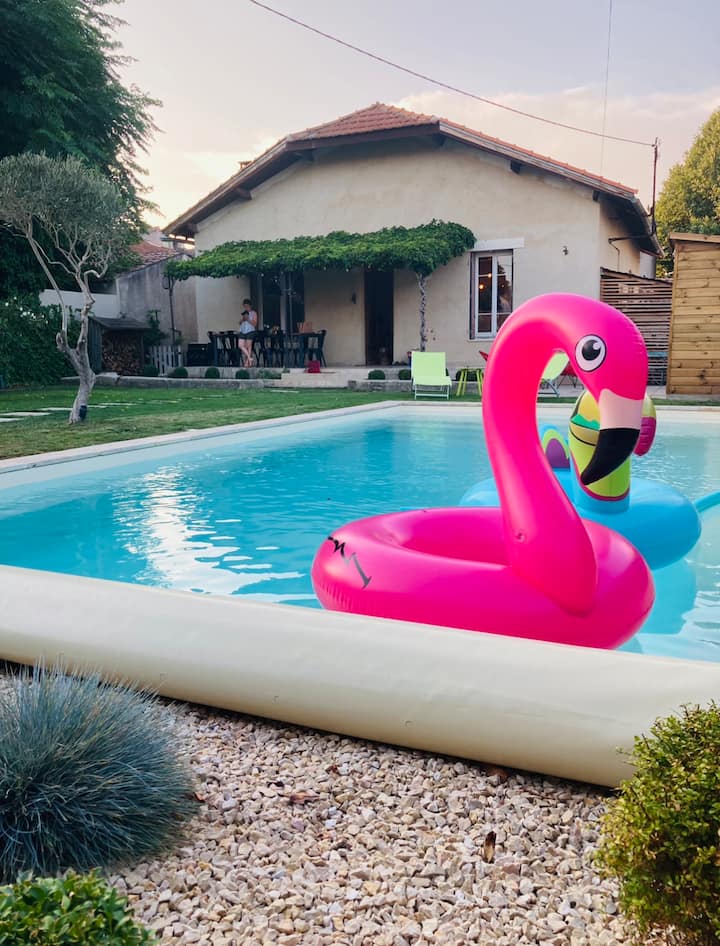 Charmante Maison Au Calme Avec Piscine - Le Thor