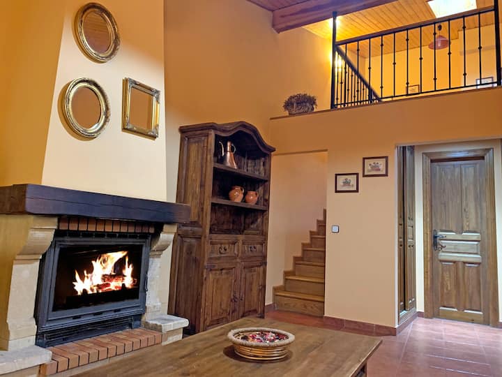 Najarra: Dúplex Rural Con Chimenea - Rascafria - Rascafría